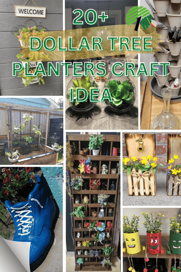 Dollar Tree Planters Craft Ideas - Dollar Tree Craft